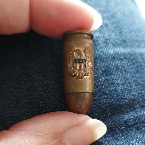 Art | Antique Ww1 Trench Art Bullet With Eagle Emblem | Poshmark